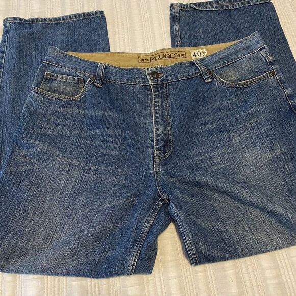 Plugg | Jeans | Vintage Plugg Wide Leg Y2k Jeans Denim Blue Sz 4x32 ...